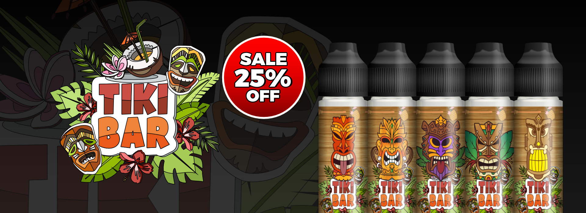 Tiki Bar Shortfill E-liquid - QCig Vapes